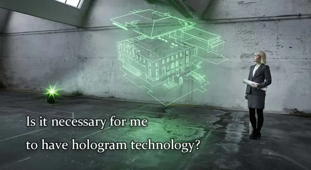 How does hologram technology display content in three dimensions - Asianda